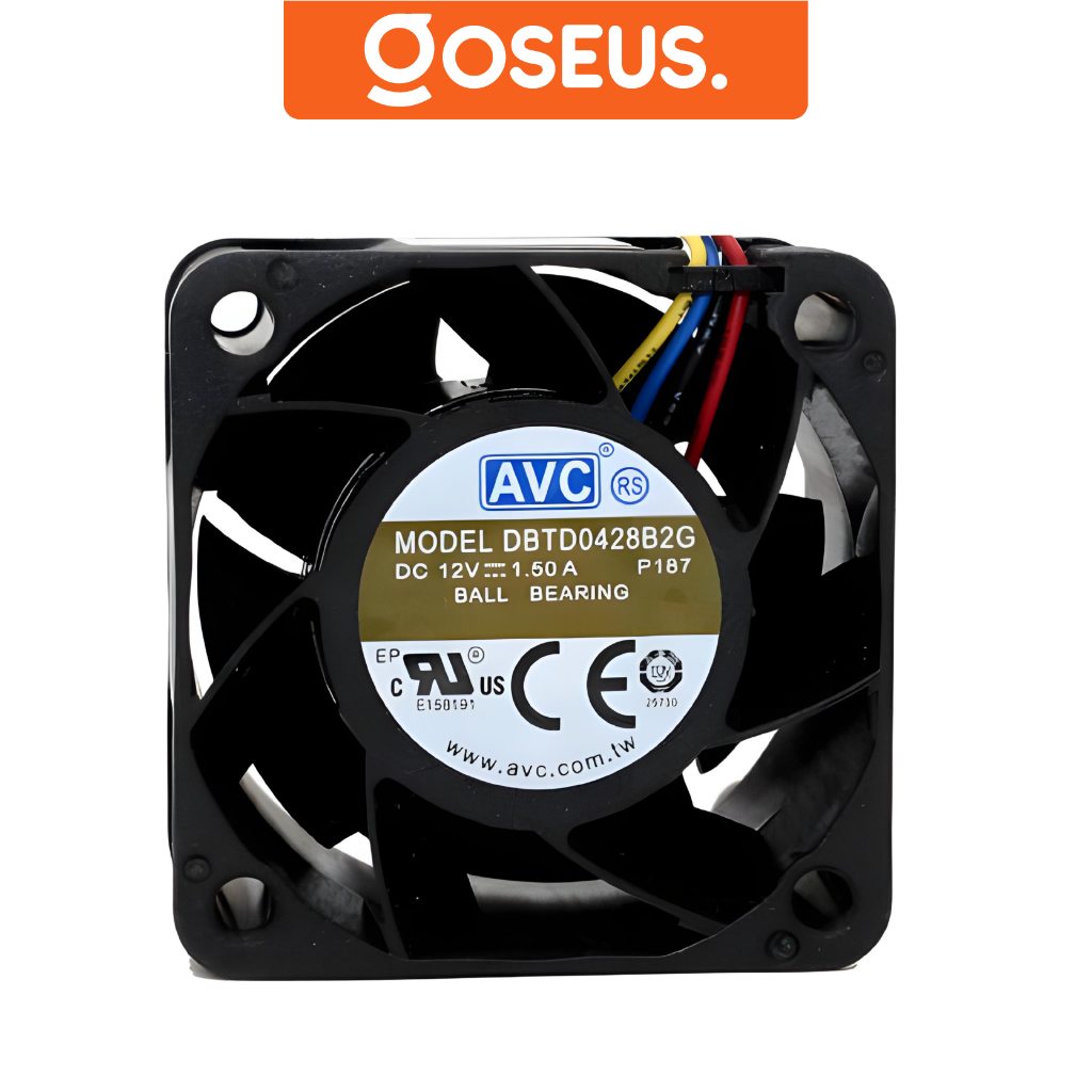 Jual Kipas Fan High Speed AVC DC 12V 0.50A DBTA0420B2U Processor 4 cm ...