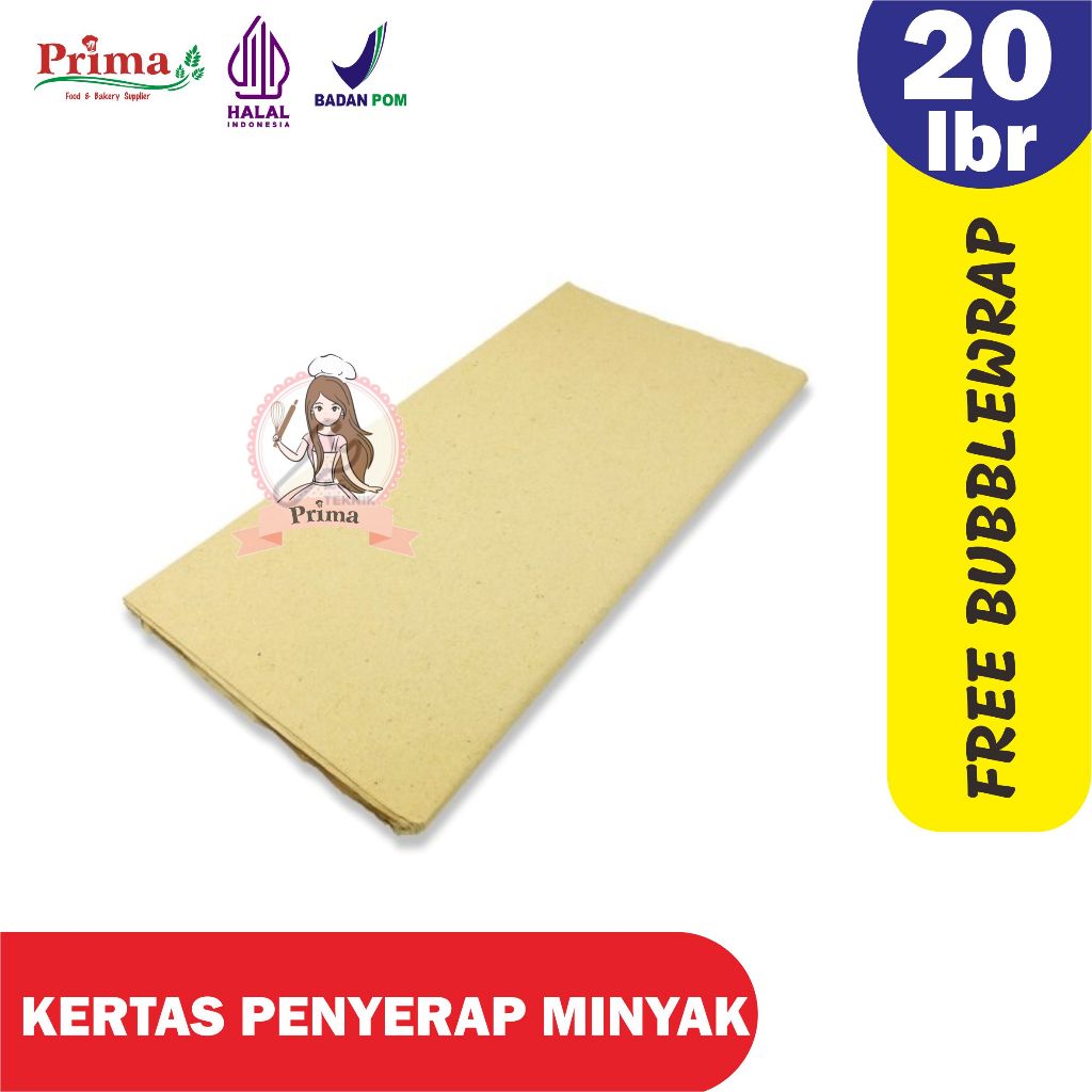 Jual Kertas penyerap miyak - 20 lembar kertas merang/ kertas gorengan ...