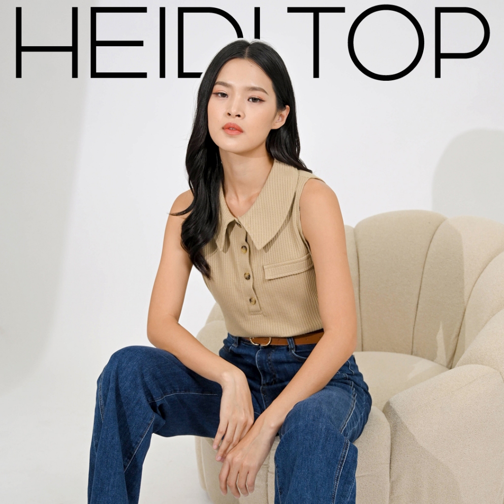Jual Nomitee's Heidi Top Atasan Wanita Tanpa Lengan | Shopee Indonesia