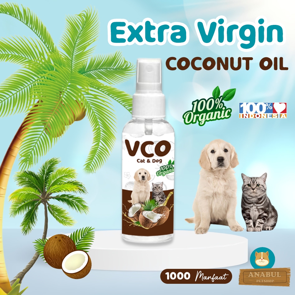 Jual VIRGIN COCONUT OIL KUCING ANJING SPARY 60ML MINYAK VCO OBAT JAMUR ...