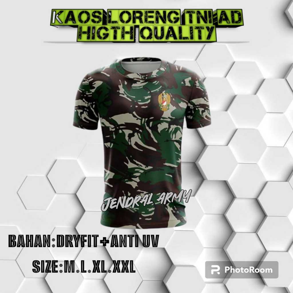 Jual Kaos loreng TNI AD malpinas kaos doreng malpinas/kaos abri terbaru ...