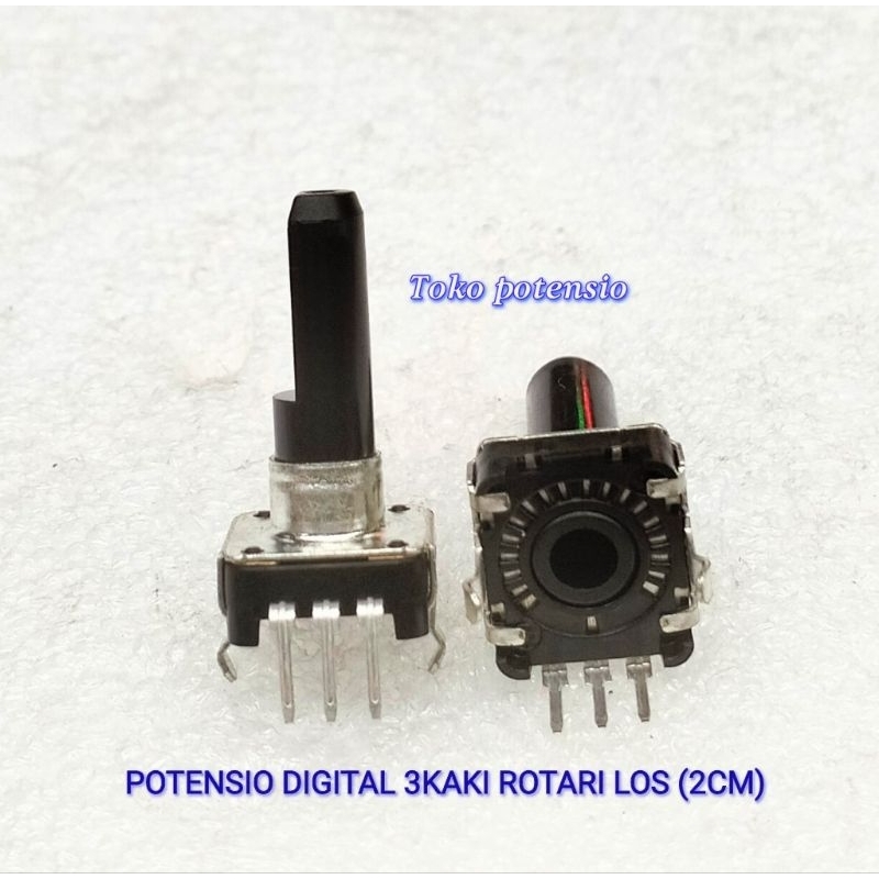 Jual POTENSIO DIGITAL ROTARI LOS 3 KAKI HITAM TUAS 2CM | Shopee Indonesia