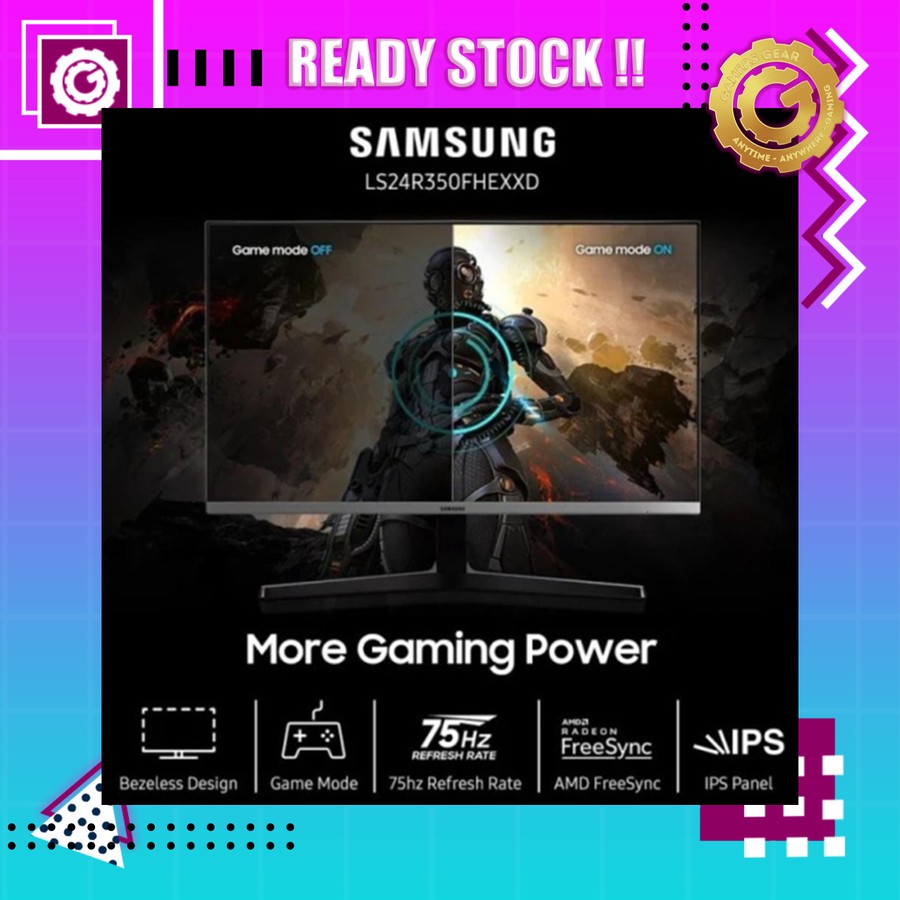 Jual Samsung LS24R350 24 inch FULL HD 75Hz Bezel-Less IPS Gaming ...