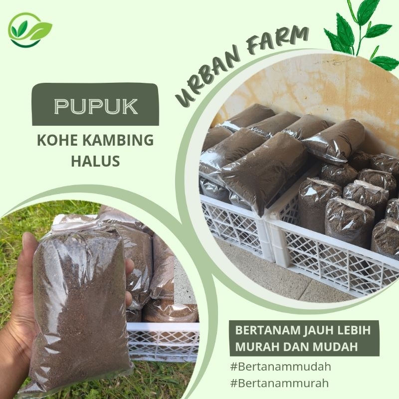 Jual Pupuk Kandang Kohe Kambing Halus Siap Pakai 500gr | Shopee Indonesia