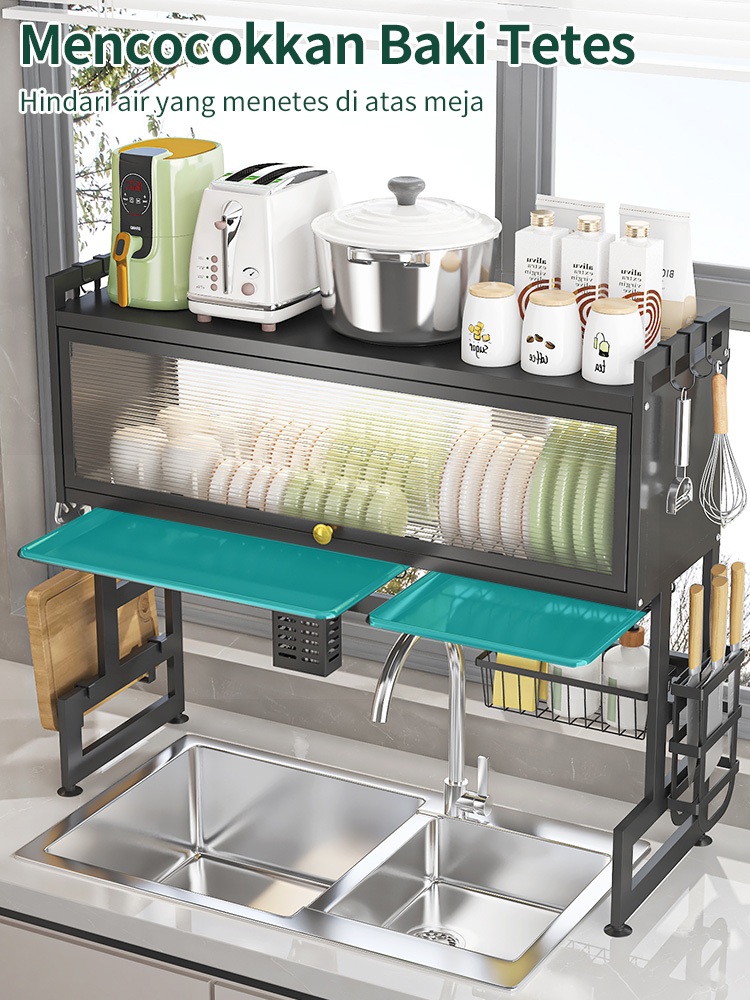 Jual Rak Piring Wastafel Dengan Kabinet Rak Wastafel Cuci Piring Rak ...