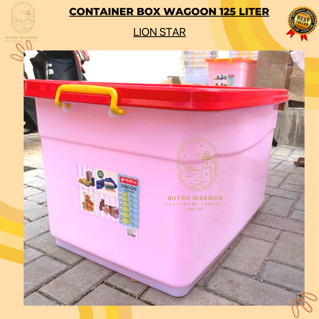 Jual [KARGO] Kontainer Box Plastik Tebal Container Box Wagoon Lion Star ...
