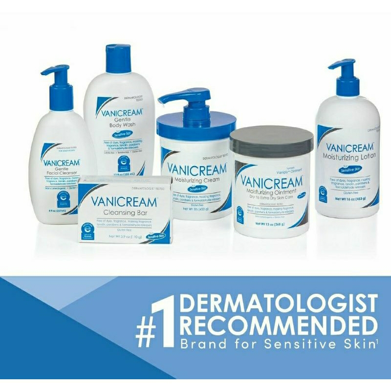 Jual Vanicream Moisturizing Skin Cream With Pump 453 MLKEMASAN PUMP ...