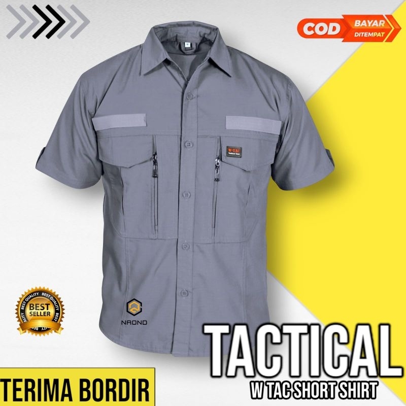 Jual NAOND STORE Kemeja Tactical W tac Original Lengan Pendek Baju Kemeja Tactical Pria Kemeja ...