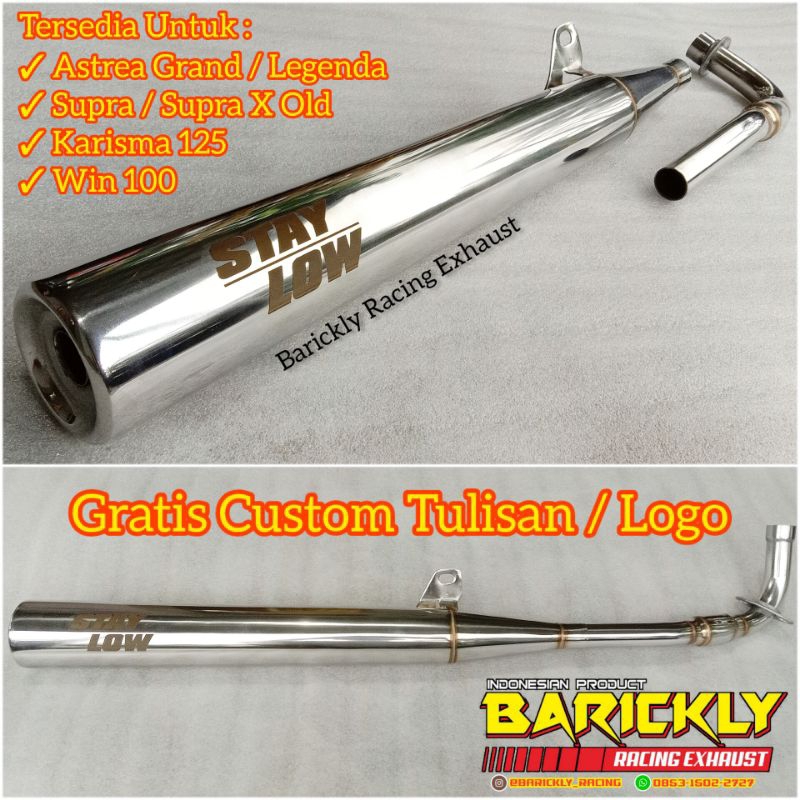 Jual Knalpot Custom All Bebek Honda Astrea Grand Legenda 2 Karisma 125 ...