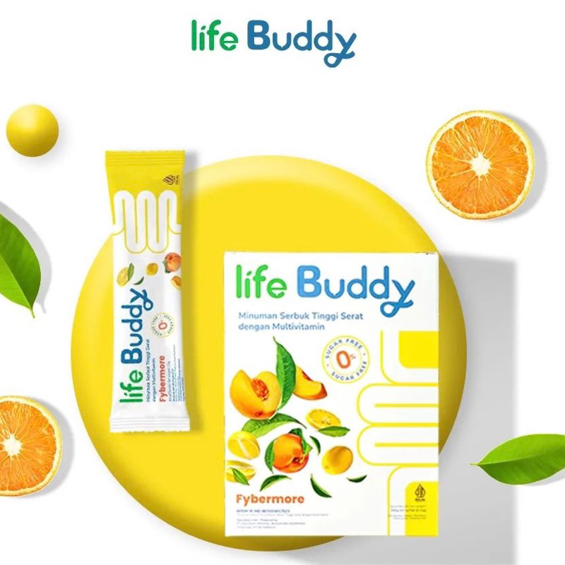 Jual Life Buddy Lifebuddy Fybermore Fiber Drink Diet Detox with Enzyme ...
