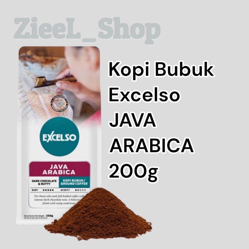 Jual Kopi Excelso Java Arabica Bubuk 200g | Shopee Indonesia