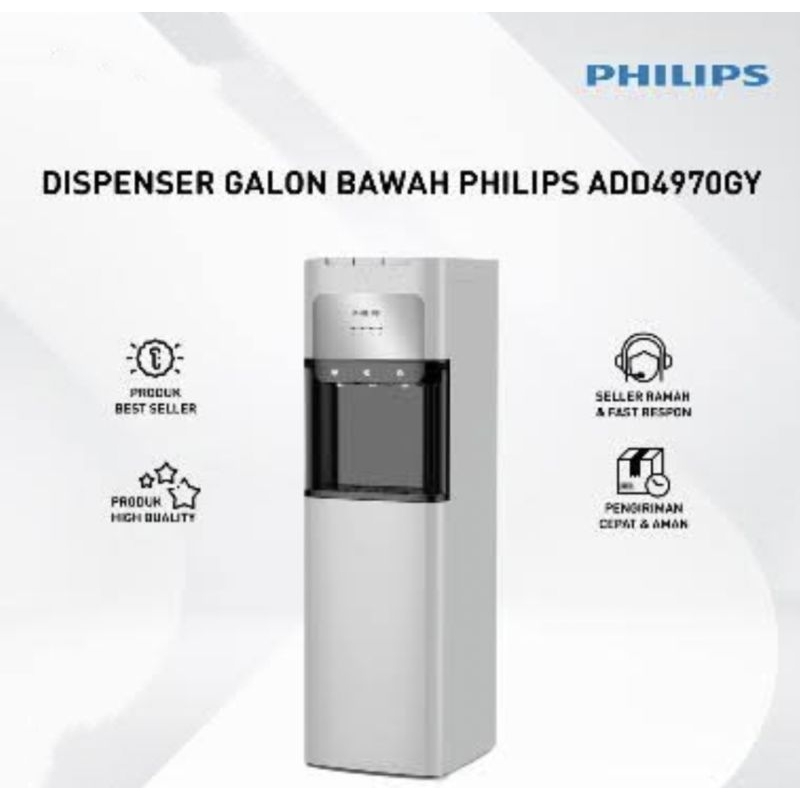 Jual dispenser air minum galon bawah PHILIPS ADD4970 | Shopee Indonesia