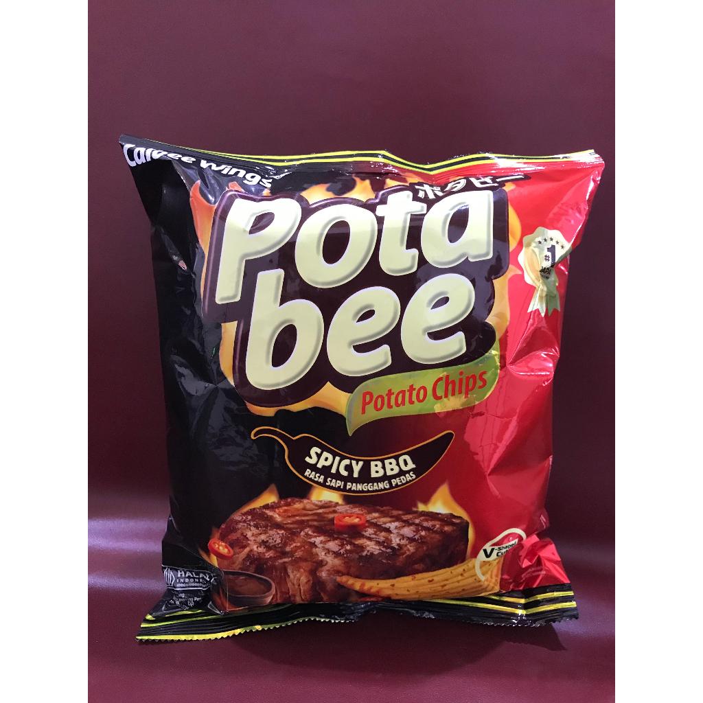 Jual Potabee Keripik Kentang Spicy Bbq 68g - Keripik Kentang V Cutted ...