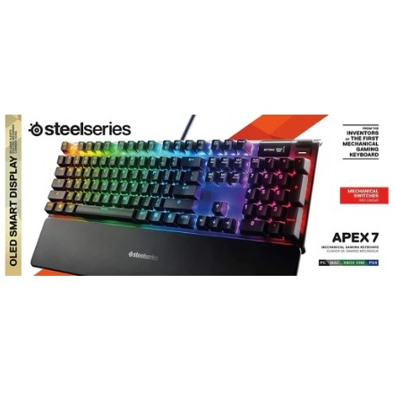 Jual Steelseries Apex 7 Mechanical Gaming Keyboard Red Switch Full ...