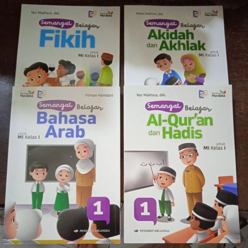 Jual Kelas 1 MI Semangat Belajar Al-Qur'an dan Hadis, Akidah dan Akhlak, Bahasa Arab, Fikih ...