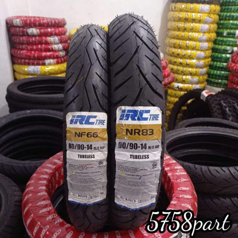 Jual BAN LUAR IRC TUBLES 80/90-14, 90/90-14 ORIGINAL 100% (free pentil ...