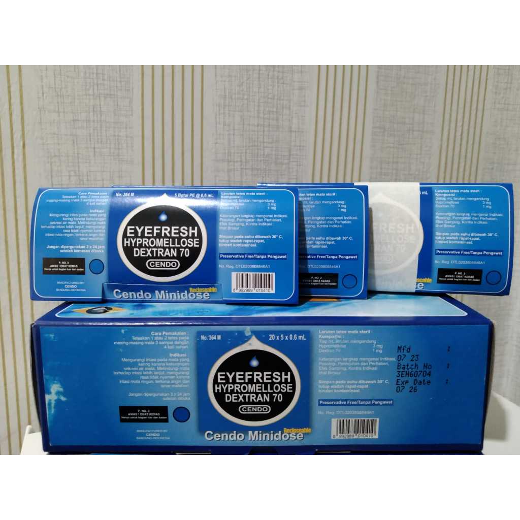Jual Cendo Eyefresh Minidose 1 Strip @5Tube (KADALUWARSA DIJAMIN ...