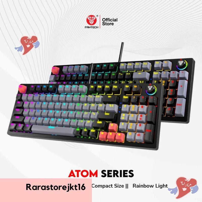 Jual Fantech ATOM96 MK890 RGB Keyboard Gaming Mechanical Full Size | Shopee Indonesia