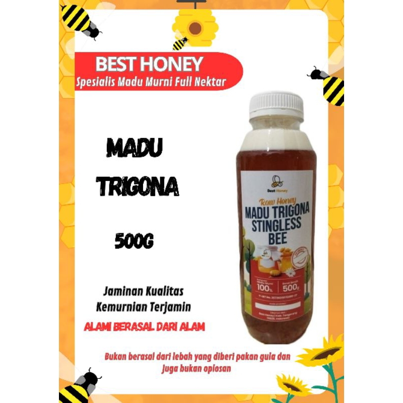 Jual Best Honey Madu Murni Trigona Klanceng Kelulut Nektar Multiflora ...