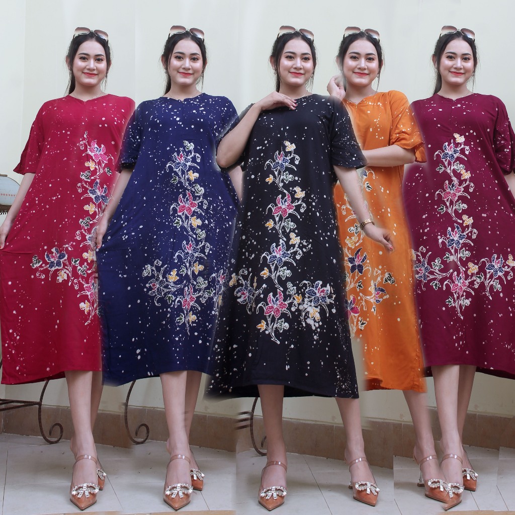 Jual Daster Jumbo Busui // Baju Batik Cap Jumbo // Daster Jumbo Encim ...