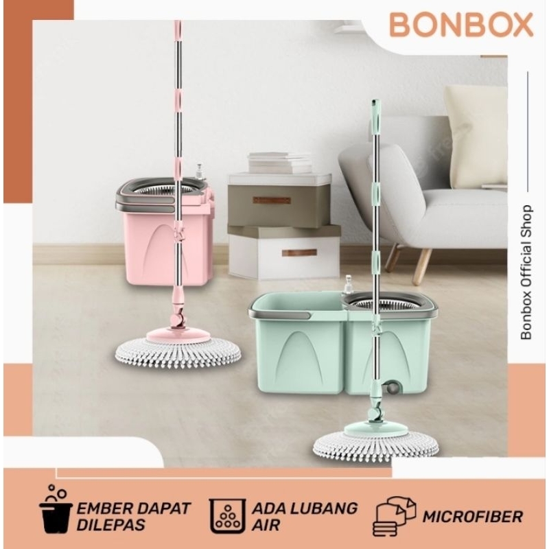 Jual ALAT PEL BONBOX SUPER MOP KAIN FIBER DENGAN SPIN MOB BCT706 ...