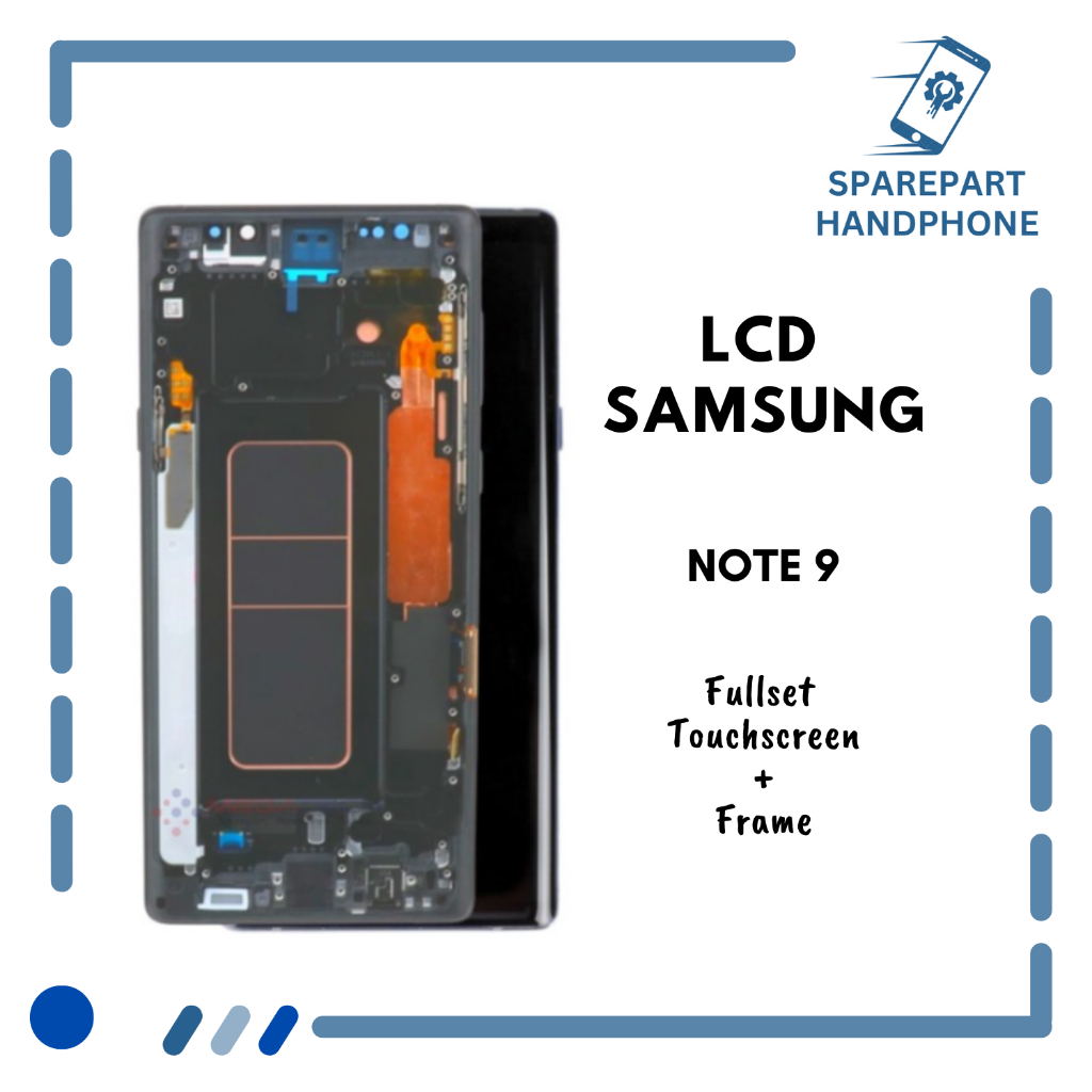 Jual LCD Samsung Note 9 Include Frame Fullset Touchscreen | Shopee ...