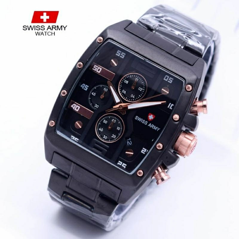 Jual Jam Tangan Pria Rantai Stainless Steel Sporty | Shopee Indonesia