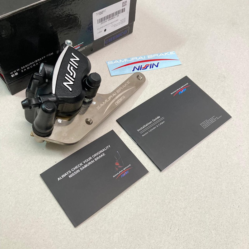 Jual kaliper nissin samurai original 2 piston satria fu kawasaki ninja | Shopee Indonesia
