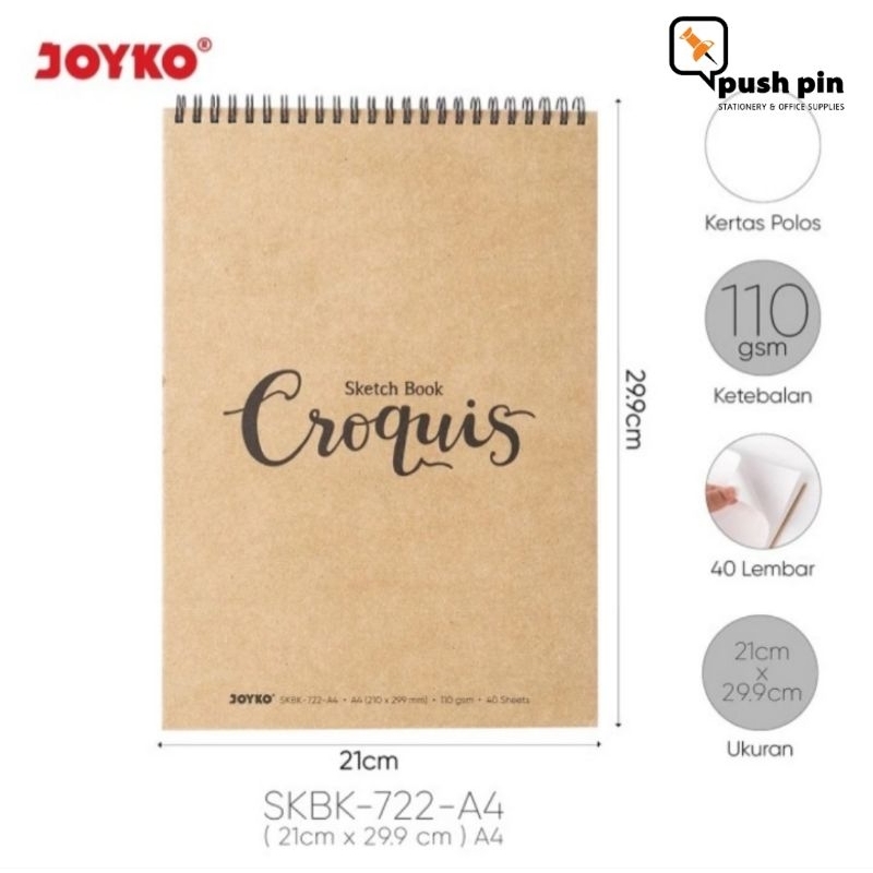 Jual Buku Sketsa Gambar Sketch Book SKBK-722-A4 | Shopee Indonesia
