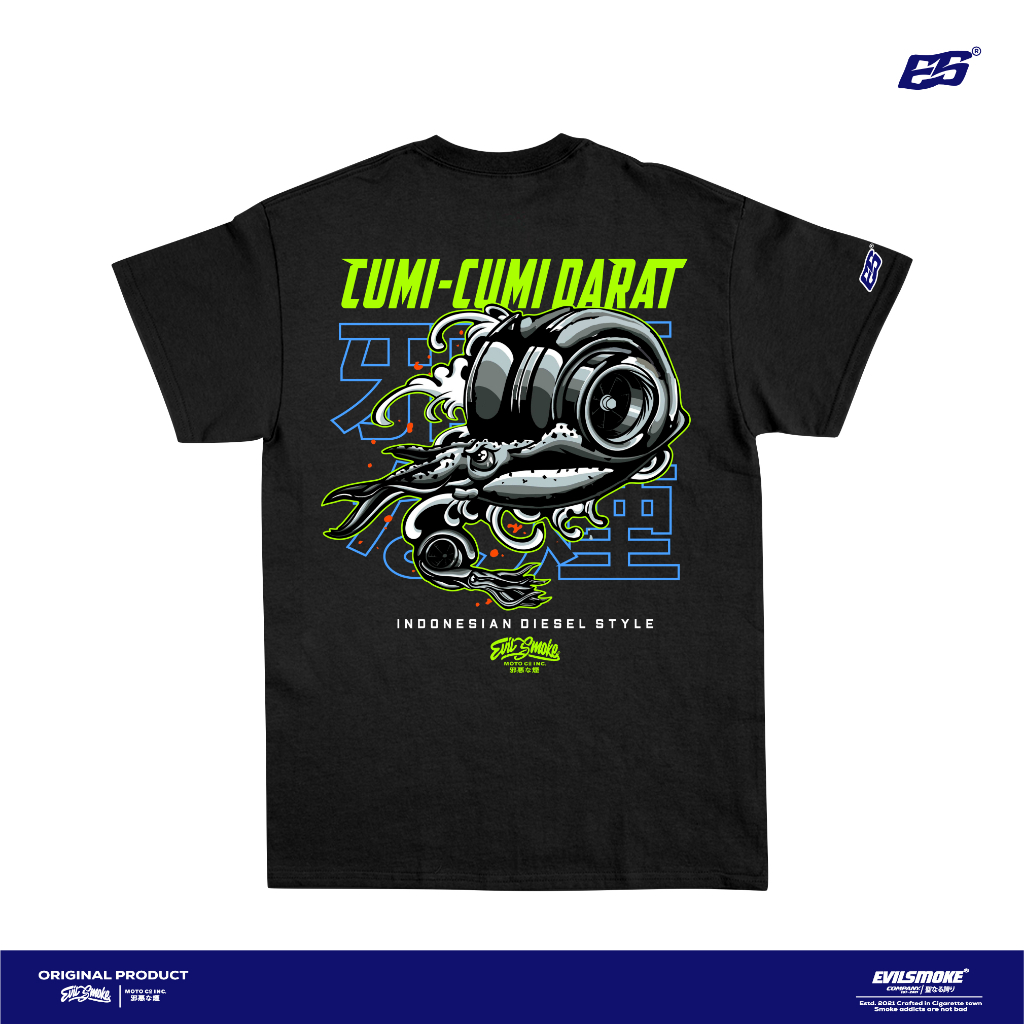 Jual Kaos Diesel cumi cumi darat otomotif mobil car turbo evilsmoke ...