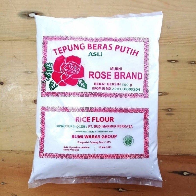 Jual TEPUNG BERAS PUTIH ROSE BRAND 200gr | Shopee Indonesia