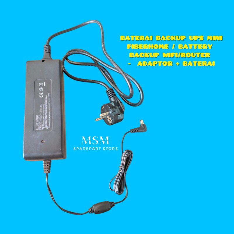 Jual BATERAI BACKUP UPS MINI FIBERHOME / BATTERY BACKUP WIFI/ROUTER ...