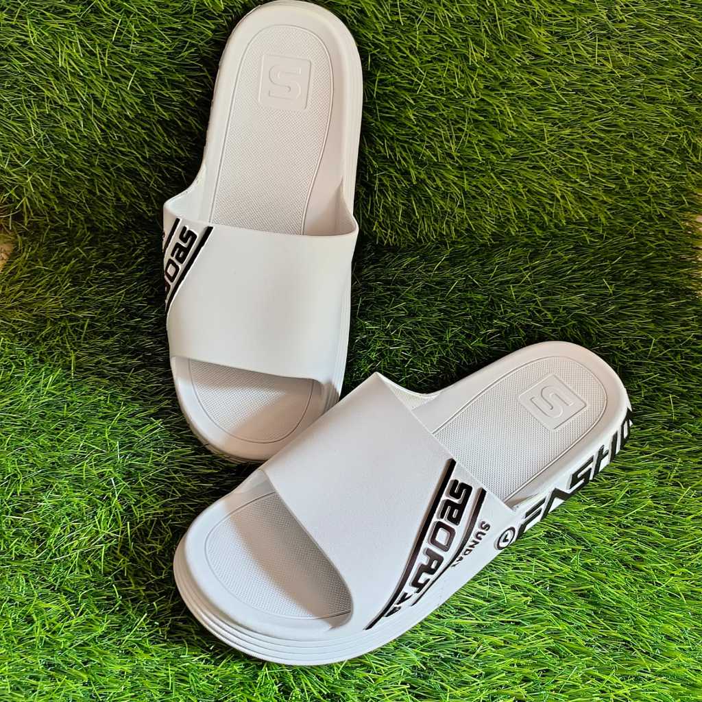 Jual Sandal Karet Sport Sunday 2136 Bahan Karet EVA Anti Slip - Putih ...