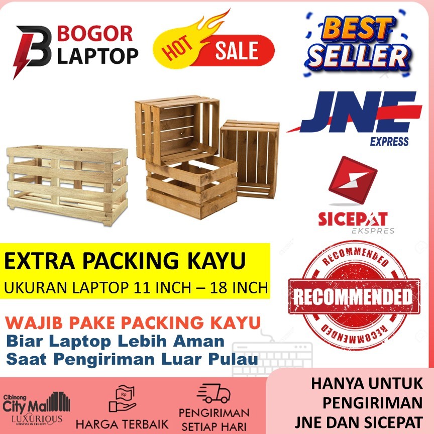Jual EXTRA PACKING KAYU + ASURANSI PENGIRIMAN HANYA UNTUK JNE DAN ...