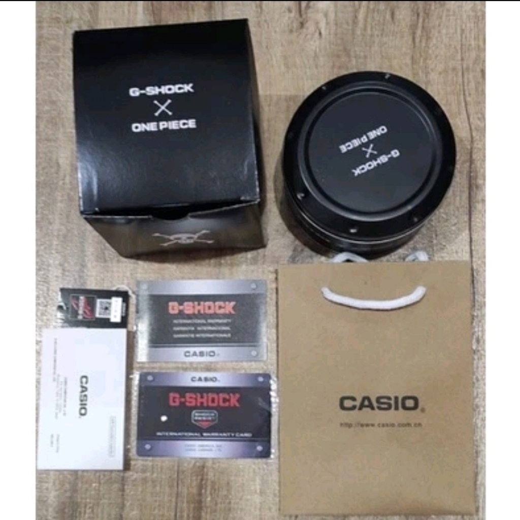 Jual Box Jam tangan Casio One piece dan dragon ball (lengkap dengan ...