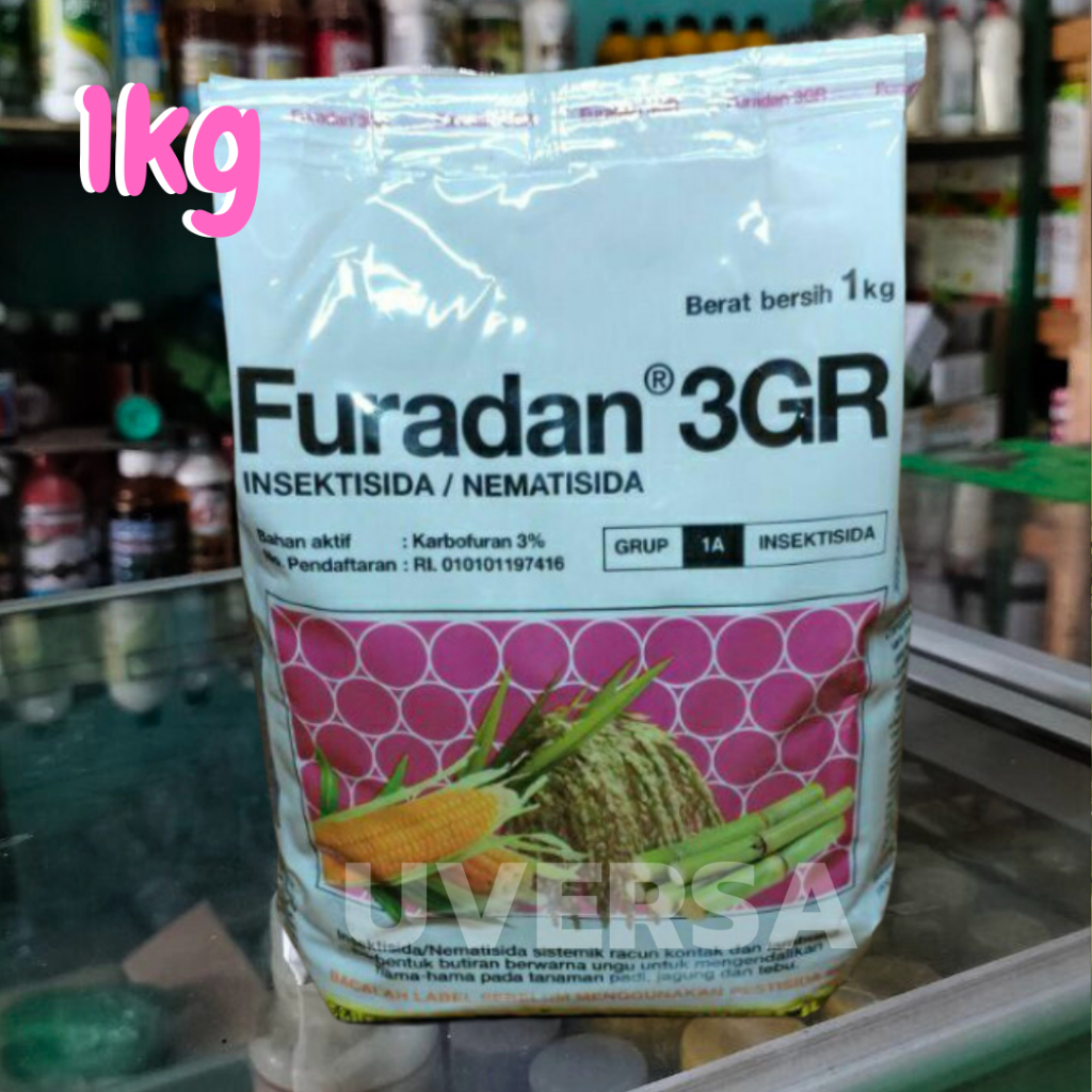 Jual Furadan 3GR insektisida berbentuk butiran kemasan Pabrik 1 kg ...