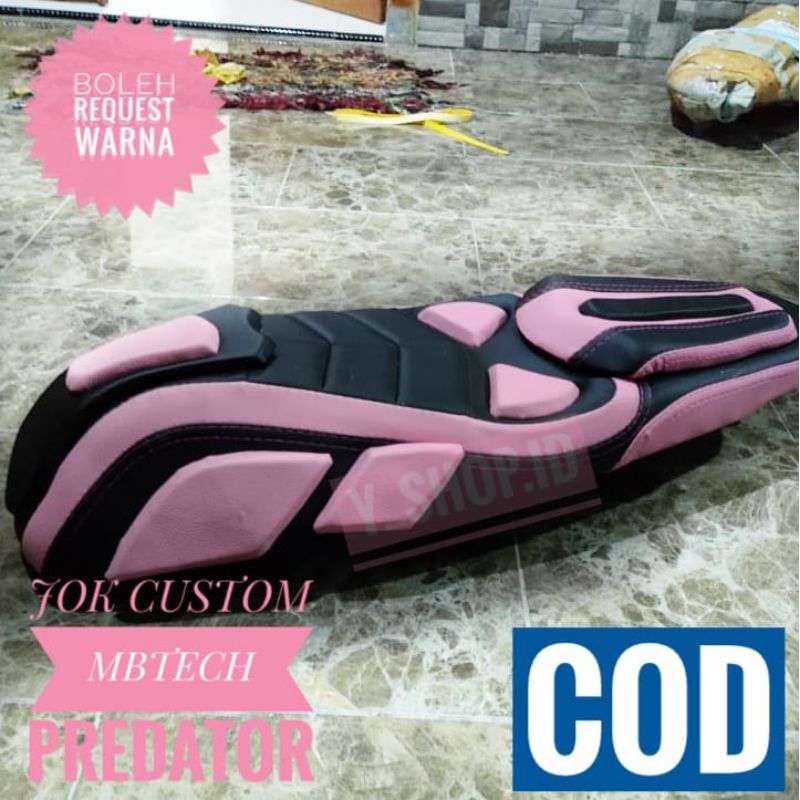 Jual Cover Sarung Kulit Jok Vixion Old Vixion New MBtech Custom Predator | Shopee Indonesia