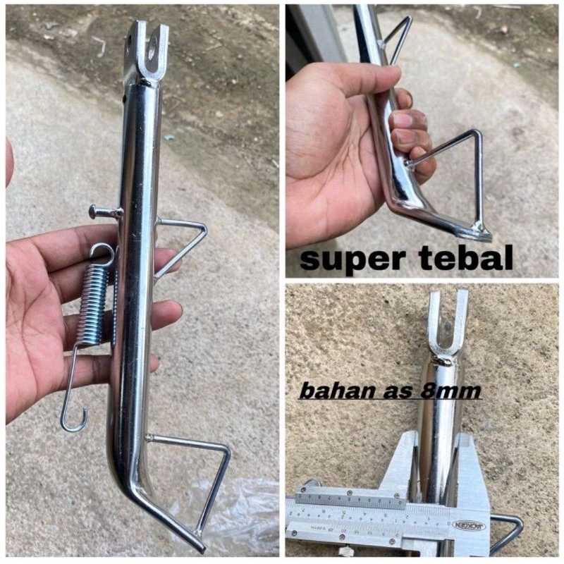 Jual CHROME jagang standar samping all type motor | Shopee Indonesia
