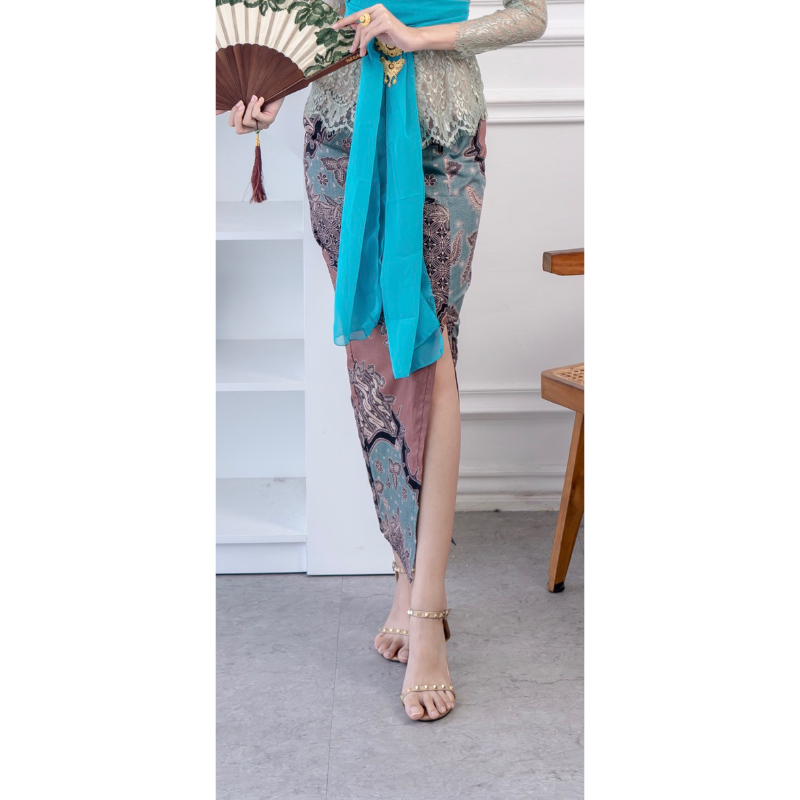 Jual Rok Span Batik belahan samping | Rok Kerja Wisuda Kondangan ...