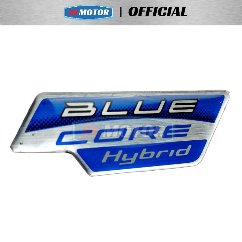 Jual Emblem BLUE CORE HYBRID ORI timbul 3D original | Shopee Indonesia