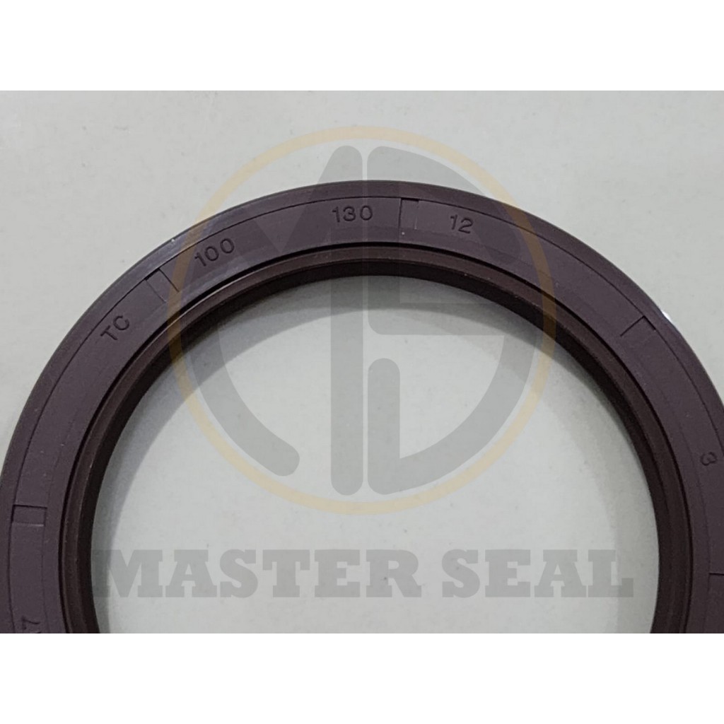 Jual OIL SEAL TC 100 130 12 . TC 100 X 130 X 12 FKM FPM TAIWAN | Shopee ...