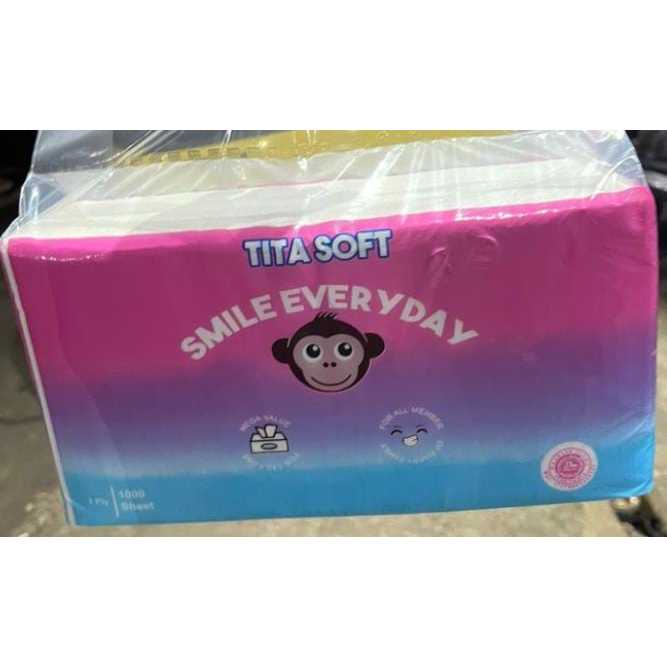 Jual Tisu Wajah Tissue muka 1000 's Tita Soft / Tisu wajah Tita Soft ...
