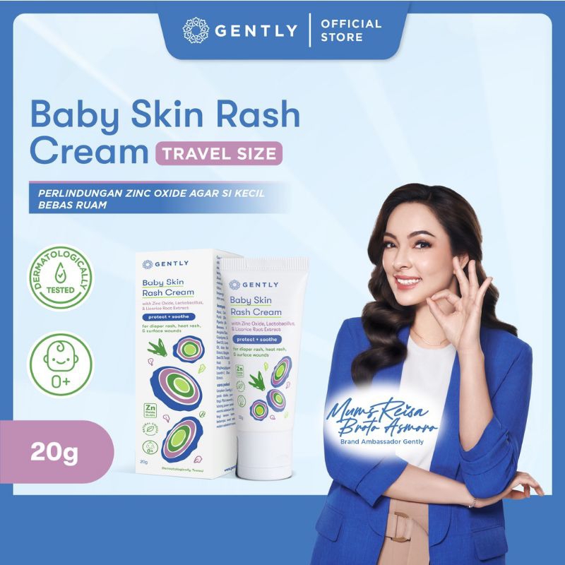 Jual Gently Calming Baby Cream 20gr dan 50gr | Gently cream penghangat ...