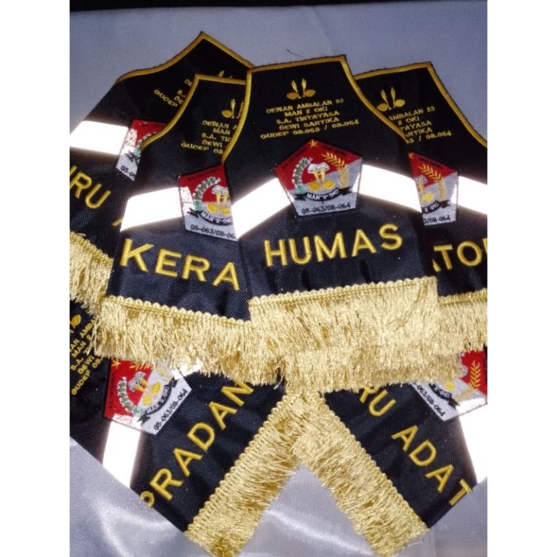 Jual ban lengan Premium | Pramuka | paskibra dll | bebas custom desain ...