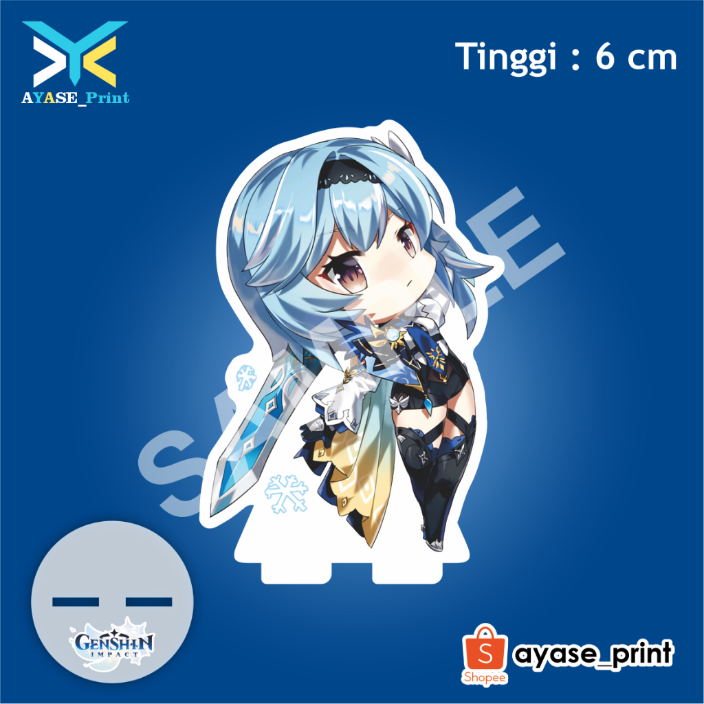Jual Standee Akrilik Mini GENSHIN IMPACT CHIBI MONSTADT KARAKTER ...