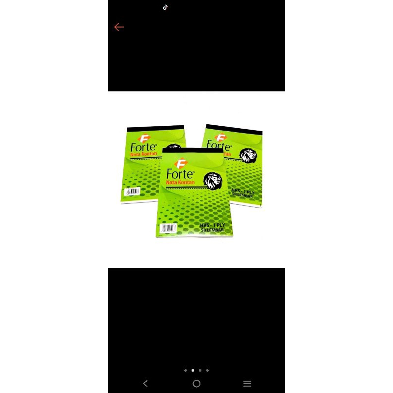 Jual FORTE NOTA KONTAN 1PLY k1 | Shopee Indonesia