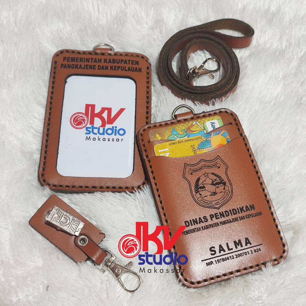 Jual ID CARD KULIT SAPI - CASE ID CARD MAKASSAR | Shopee Indonesia
