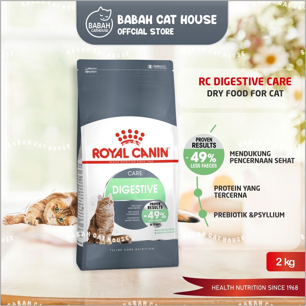 Jual 2KG ROYAL CANIN DIGESTIVE CARE Makanan kucing Kering Dry RC ...