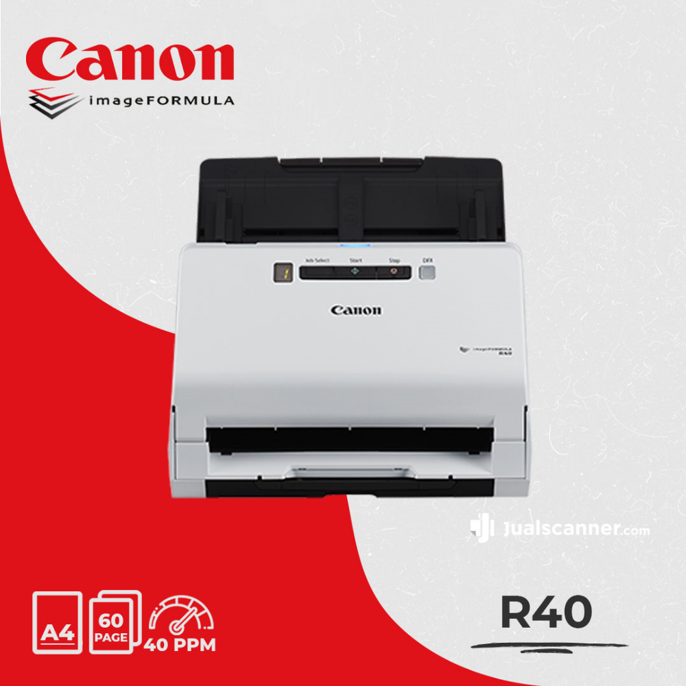 Jual Scanner Canon R40 ADF Duplex - 40 Lembar/Menit - (A4/Legal/Folio ...