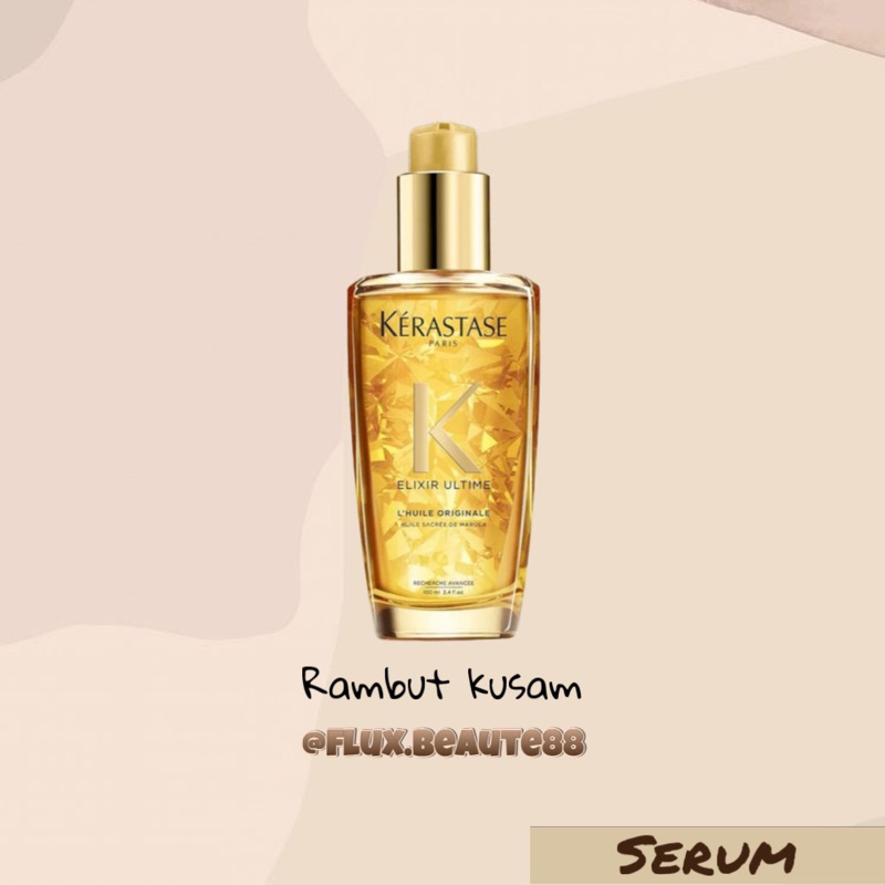 Jual Elixir Ultime Hair Oil Originale Gold Original Serum Vitamin 100ml ...